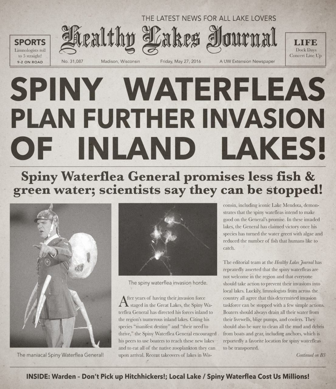 Stop the spiny water flea – Audio – CALS News